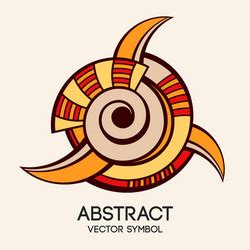 Abstract Geometric Symbol Royalty Free Vector Image