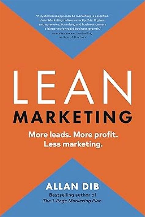 Lean Marketing Book By Allan Dib عصير الكتب