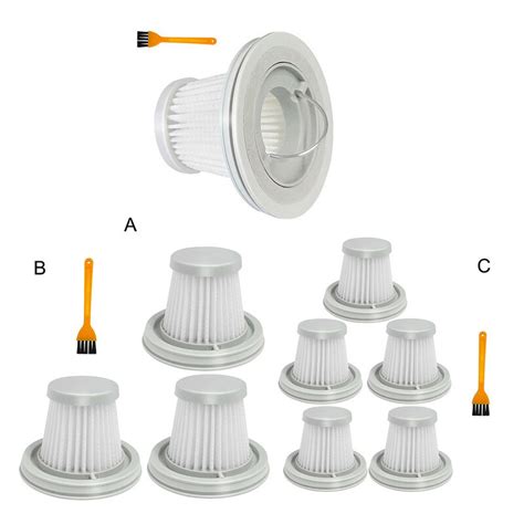 Xiaomi Mijia 진공 청소기용 세척 가능 필터 편리한 가정용 미니 무선 먼지 필터 재활용 가능한 진공 청소기 필터 부품 전동 공구