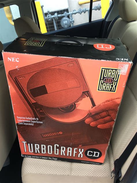Boxed Turbo Grafx CD R Gamecollecting