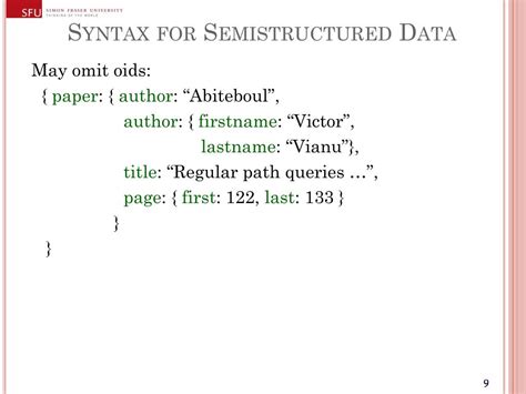 Ppt Semistructured Data And Xml Powerpoint Presentation Free