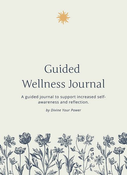 Guided Wellness Journal Free Download Divine Your Power