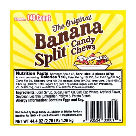 Banana Split Candy Chews — Suckers Online