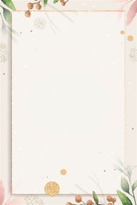 직사각형 잎이 많은 프레임 디자인 무료 벡터