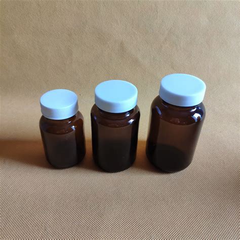 75ml Brown Wide Mouth Glass Reagent Bottle Chemica Vicedeal