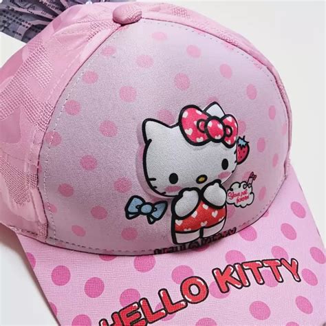 خرید و قیمت کلاه گپ دخترانه طرح هلو کیتی از غرفه هوم کیف