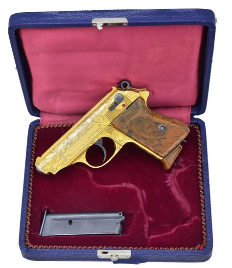 Walther Pre War 22 Lr Gold Plated Engraved And Poulin Auctions