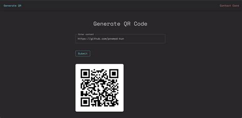 Github Pramod Kunqrcodegenerator Simple Pwa To Generate Qr Code