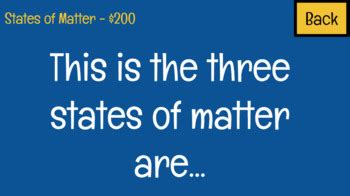 Jeopardy Properties Of Matter Edition By ScienceAfterCoffee TPT