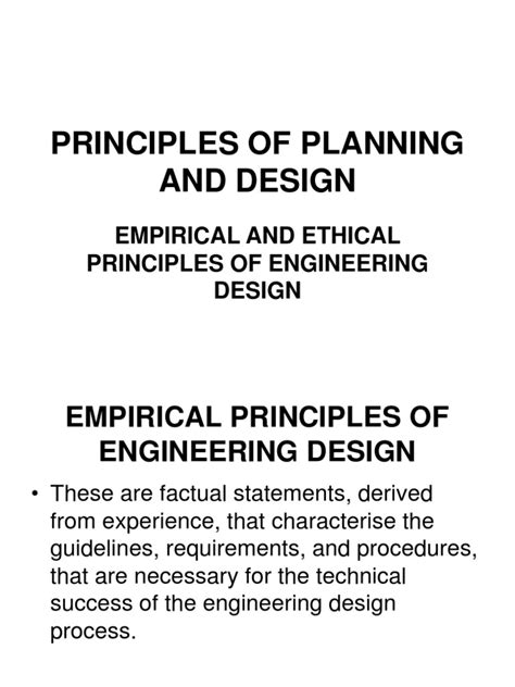 Engineering Design Principles Explained Pdf Engineering Design