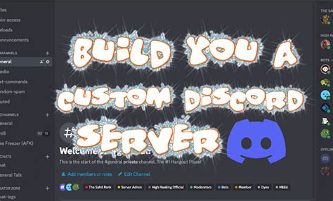 Build You A Custom Discord Server By Sahali Fiverr