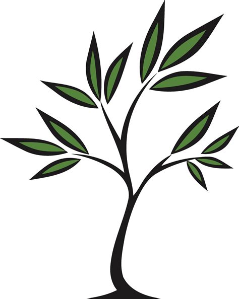 Simple Illustration Of A Green Tree Vector Art At Vecteezy