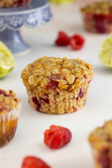 Vegan Raspberry Muffins Oil Free Option