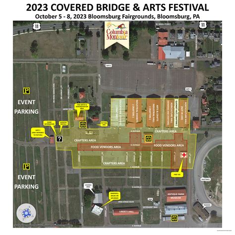 Covered Bridge Festival Printable Map Grtoqi