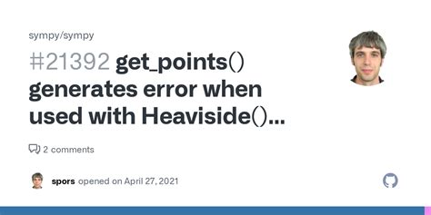 Get Points Generates Error When Used With Heaviside Function