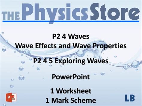 Ks3 Physics Aqa P2 4 5 Exploring Waves Lesson Bundle Teaching Resources