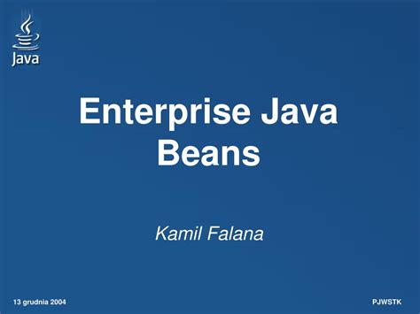 Ppt Enterprise Java Beans Powerpoint Presentation Free Download Id6940686