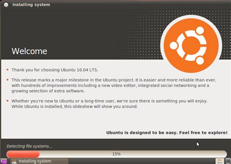 Installing Ubuntu