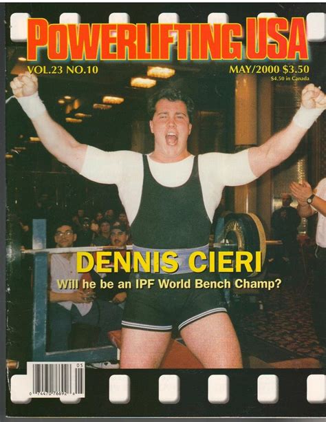 Powerlifting Usa Muscle Weightlifting Magazine Dennis Cieri 5 00