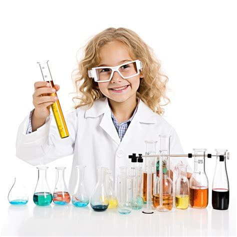 Premium Ai Image Curious Australian Scientist Girl Conducts