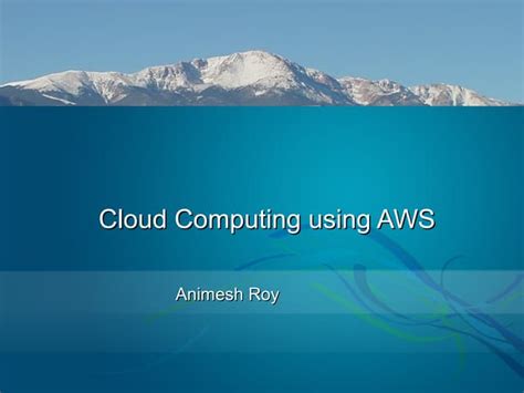 aws class demo ppt