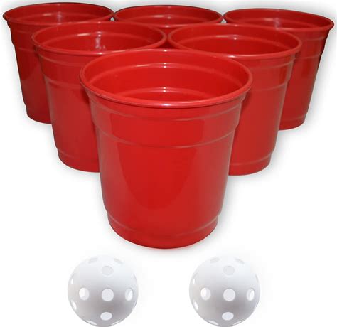 Foreverkeyu Juego De Pong Gigante Grande Para Patio Al Aire Libre Con 6