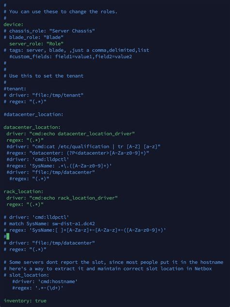 A Brief Description Of The Fields In Netboxagentyaml That Netbox Agent Can Work With · Issue