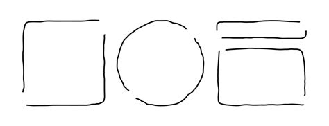 A Set Of Empty Frames Brackets Quotes For Text Hand Drawn Square