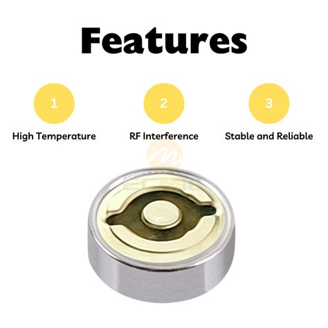 High Temperature Resistant Electret Condenser Microphone Ecmic