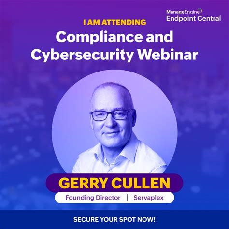 Gerry Cullen On Linkedin Manageengine Uems Cybersecurity Compliance Nist Nis2 Gdpr Dora…