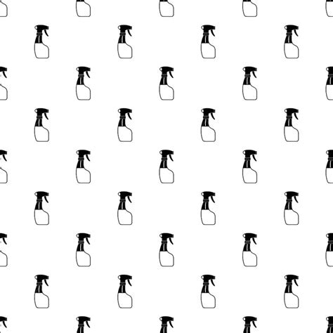 Spray Pattern Seamless In Simple Style Vector Illustration Background