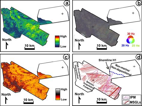 Figure S5 11 Slice Of Horizon 1 H1 With A Rms Amplitude B
