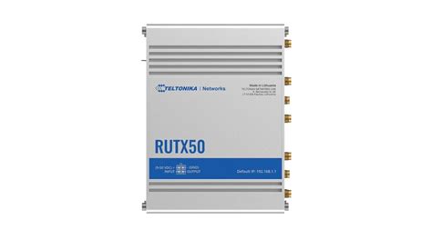 Rutx50 Teltonika Industrial Cellular Router With Wi Fi 5g Nr 4g Lte 1gbps Distrelec Sweden