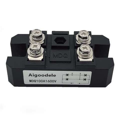 100a Bridge Rectifier Module Single Phase 1600v Diode Durable Metal Ca