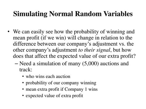 Ppt Simulating Normal Random Variables Powerpoint Presentation Free