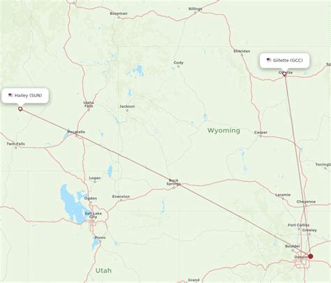 Flights From Sun Valley To Gillette SUN To GCC Airlines Best