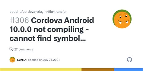 Cordova Android 1000 Not Compiling Cannot Find Symbol Import Org