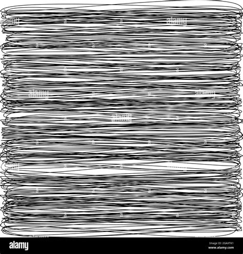 Square Rectangle Scribbling Sketchy Sketch Doodle Lines Element Random Wavy Billowy Waving