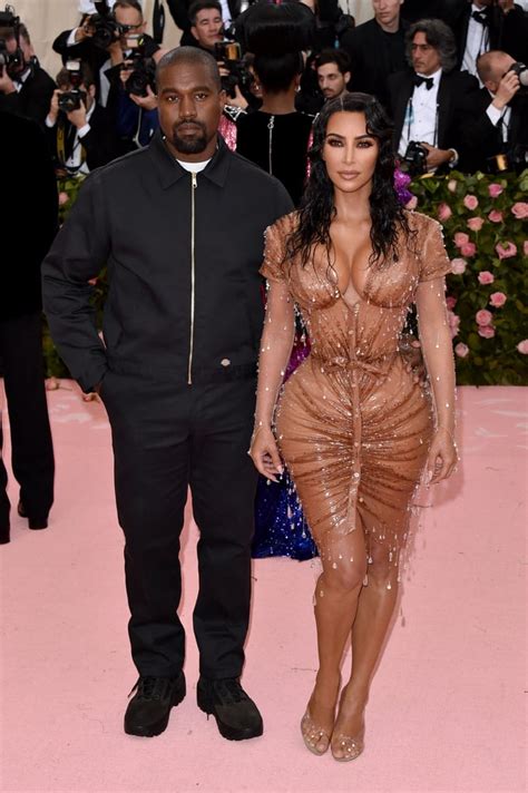 Kim Kardashian And Kanye West At The 2019 Met Gala Popsugar Celebrity