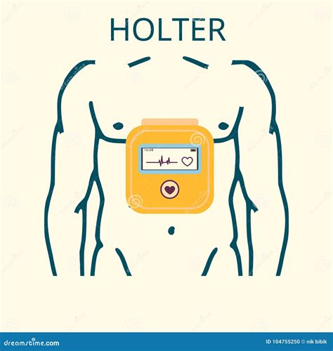 Daily Monitoring Of Ecg Holter For Daily Use The Device Monitors The