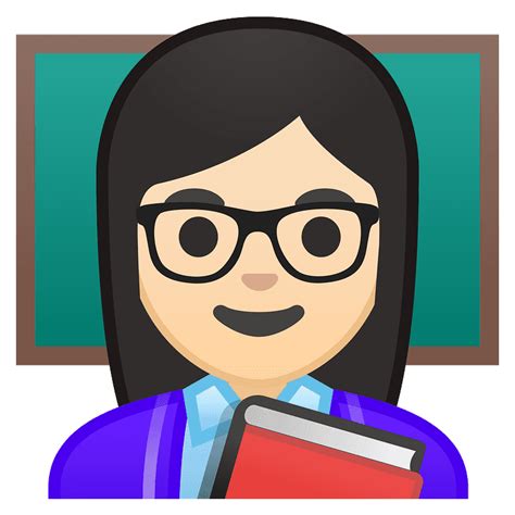 Woman Teacher Free Vector Emoji On