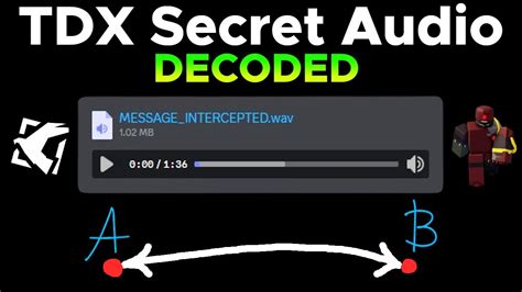 Tdx Secret Morse Code Audio Decoded Tower Defense X Roblox Youtube