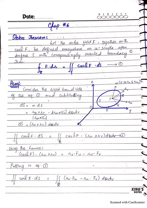 SOLUTION Divergence Stokes Theorem Studypool