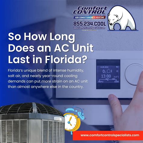 How Long Does An Ac Unit Last In Florida Comfort Control Specialists