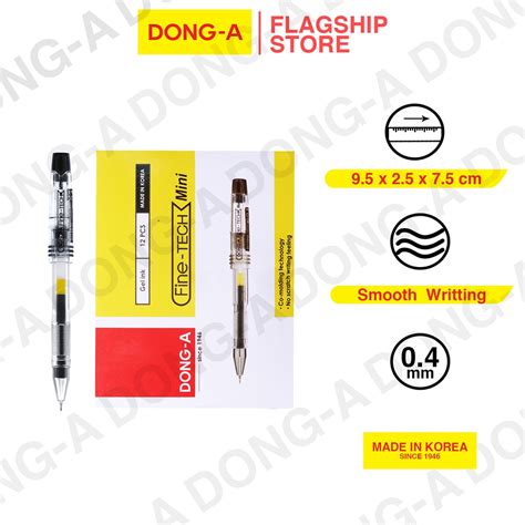 Fine Tech Mini 04mm Black 12pcsbox 117831bx Shopee Philippines