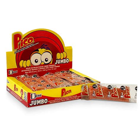 Pico Diana Jumbo Box 30ct Mexican Candy Dulceria Mexicana El Toto
