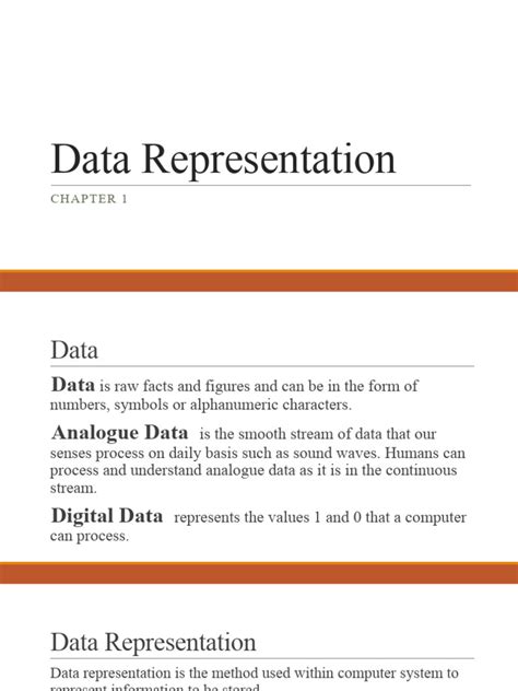 Chap1 Data Representation Pdf Data Compression Sampling Signal