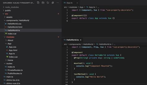 Vue 2 Typescript Router Starter 🔥 Rvuejs