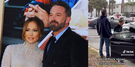 Video Of Ben Affleck Shutting Jennifer Lopezs Car Door Has Fans