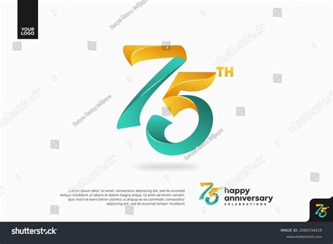 Number 75 Logo Icon Design 75th Stock Vector Royalty Free 2560734219 Shutterstock